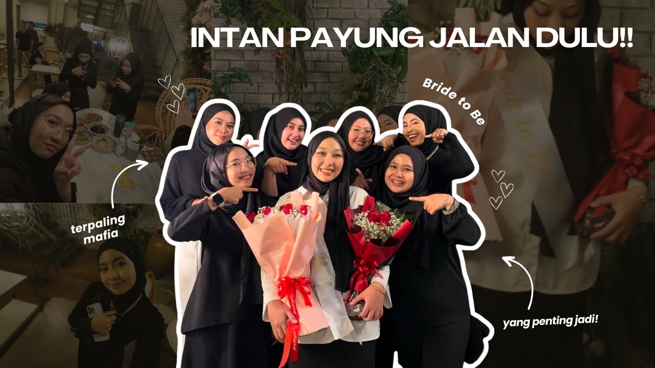 SHORT VLOG | BRIDAL DINNER 💍: UNTUK INTAN PAYUNG! - YouTube