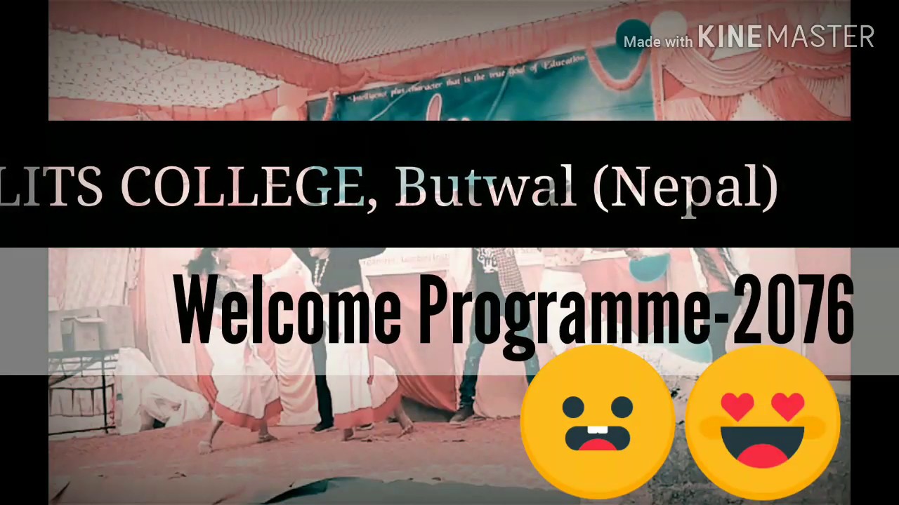 Welcome program cultural Dance ,.. LITS COLLEGE, Butwal (Nepal) - YouTube