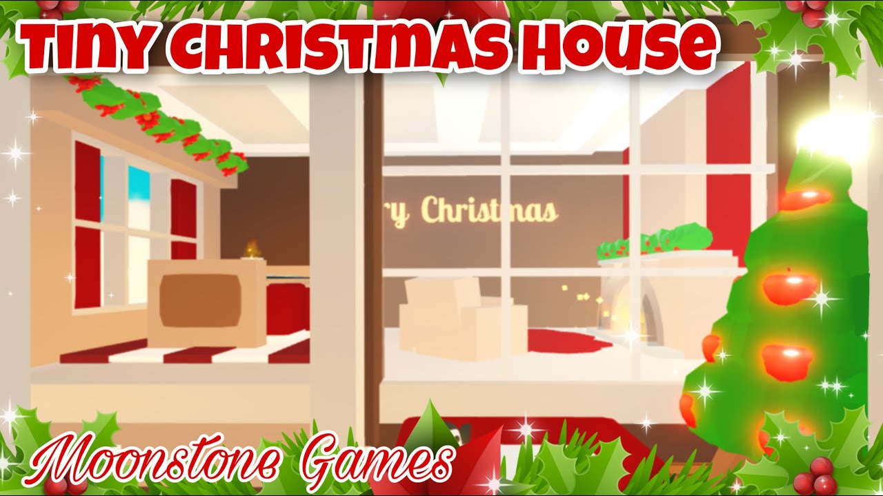 Adopt Me Tiny Cosy Christmas House Speed build and Tour | Adopt Me ...