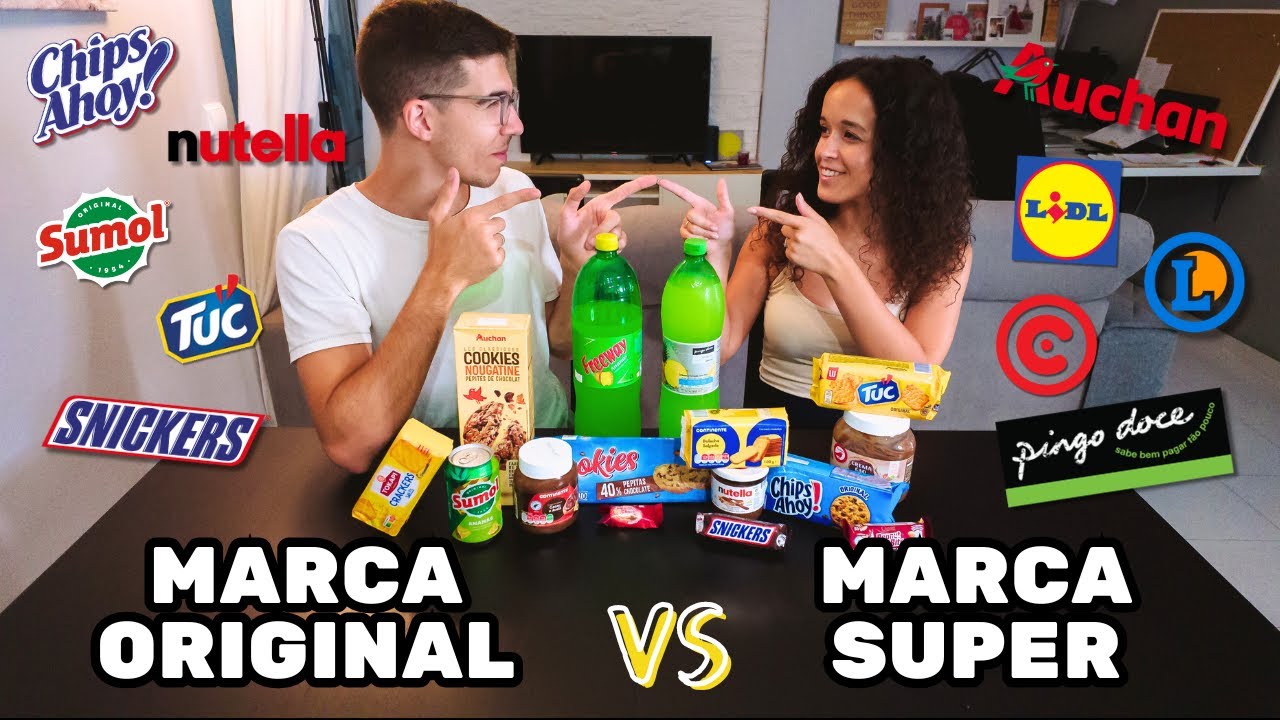 Desafio MARCA ORIGINAL vs MARCA SUPERMERCADO - #4 | Kathy&Miguel - YouTube