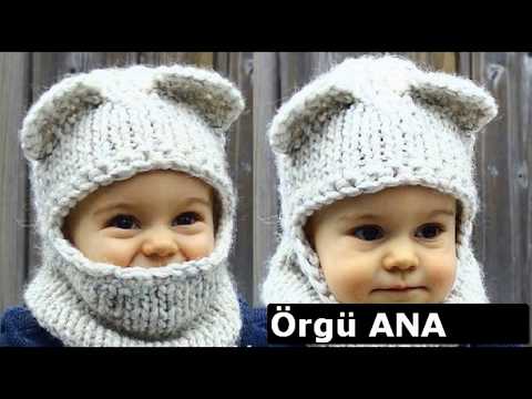 En Yeni Bebek - Çocuk Örgü Bere Modelleri