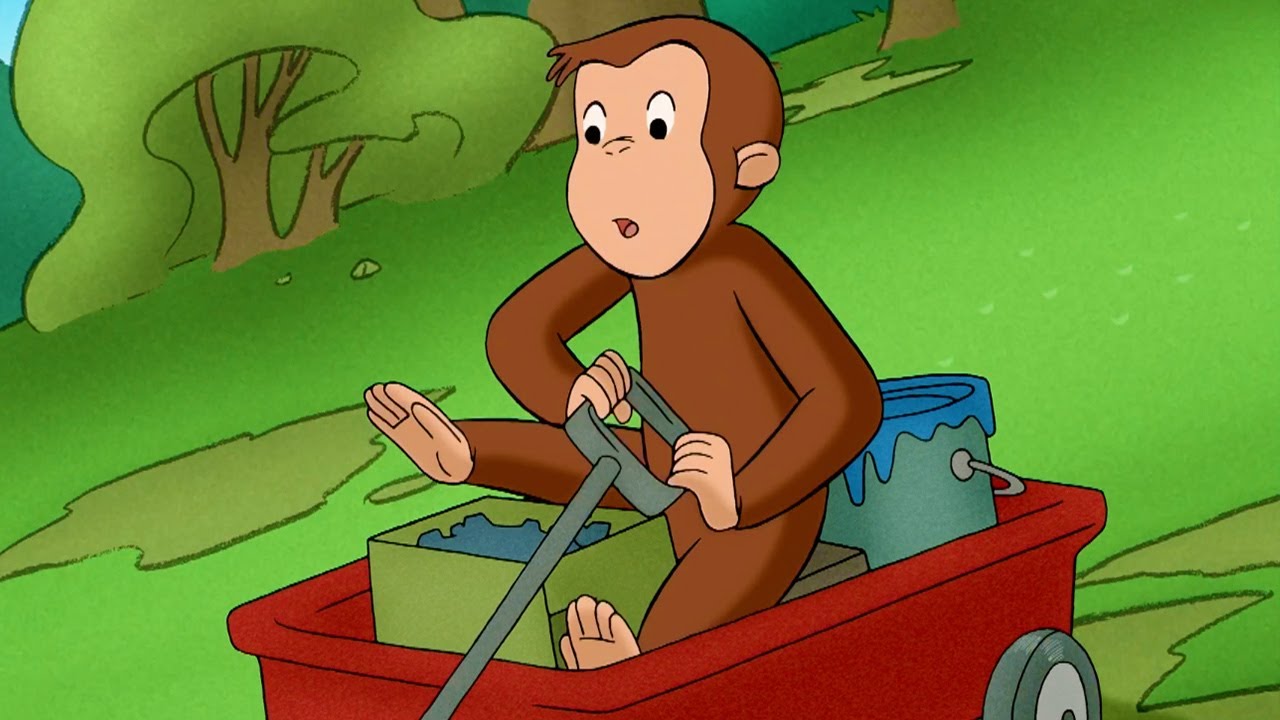 Curioso Come George 🐵 L'avventura di George con il carretto 🐵 Cartoni ...