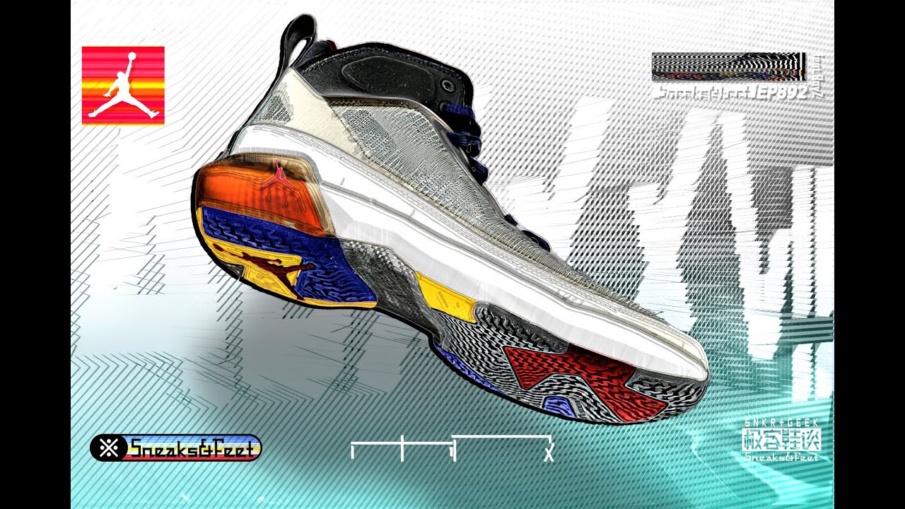 Air Jordan 37 First Impressions开箱初体验：乔丹可能是对六边形战士有什么误解 - YouTube