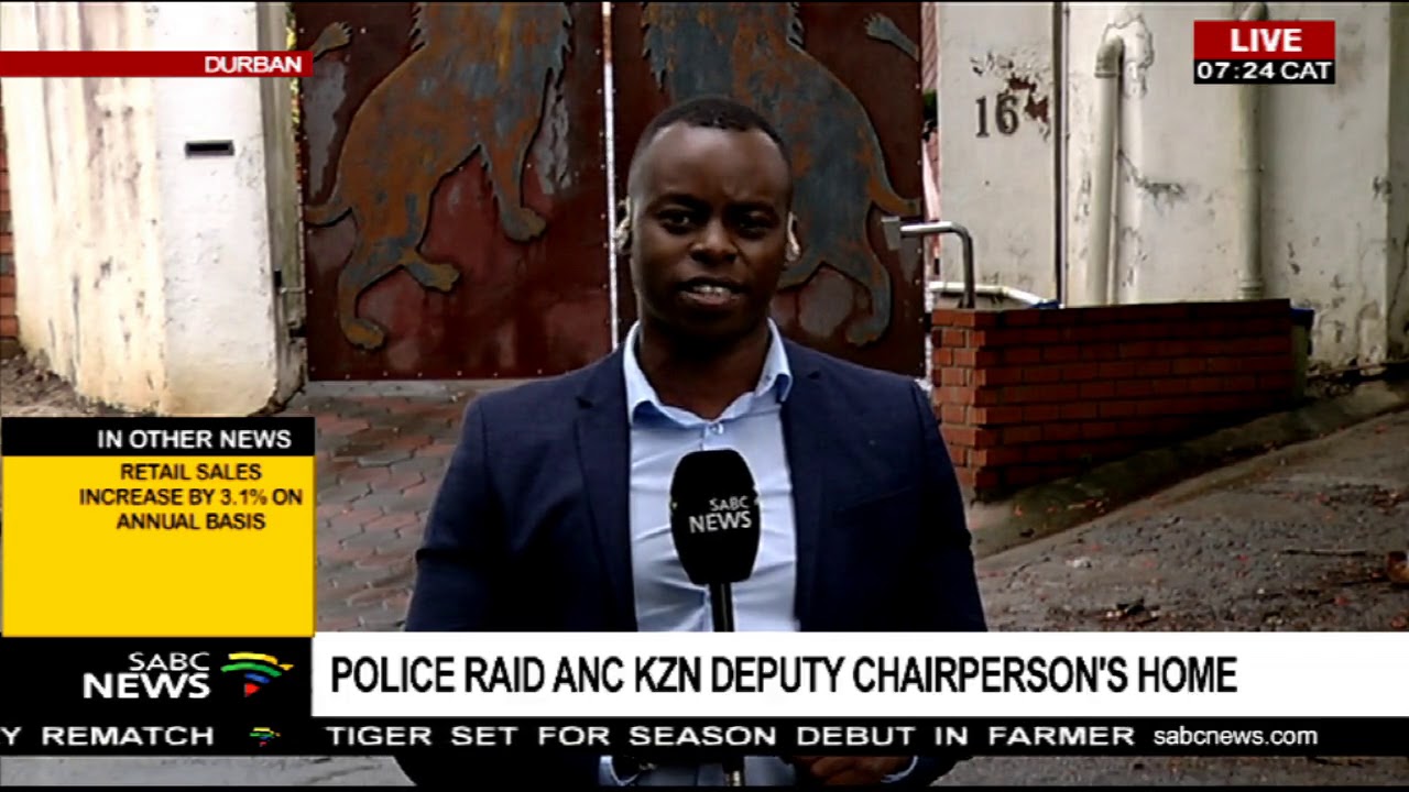 Police raid ANC KZN deputy chairperson's home - YouTube