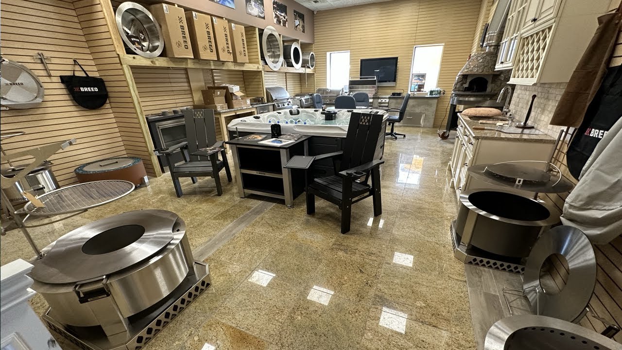 Breeo Smokeless Fire Pit Options & Showroom Store Long Island NY - YouTube