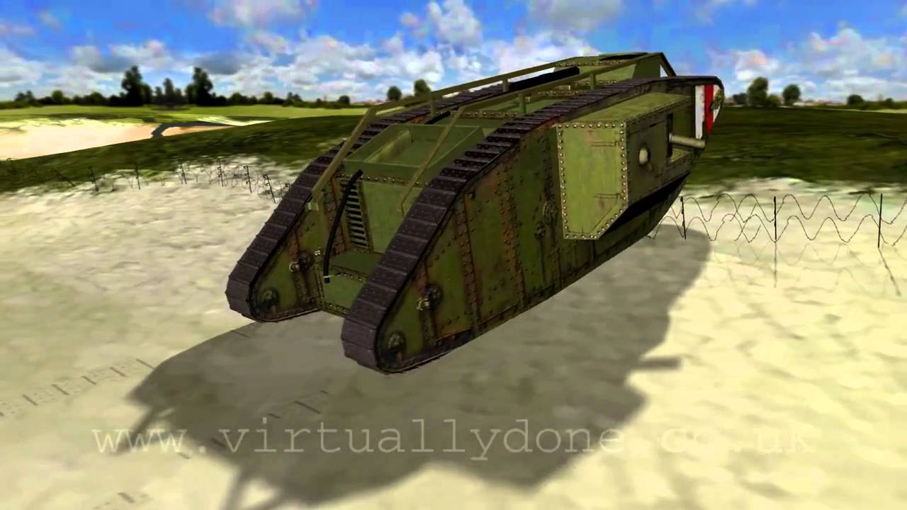 Replica Ww1 Mk Iv Male Tank Youtube