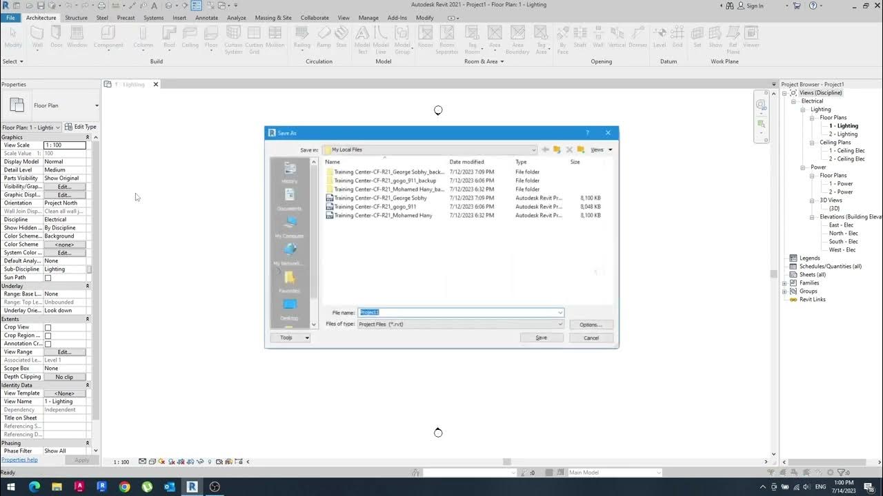 01 Enabling Worksharing and Creating Central Model - YouTube