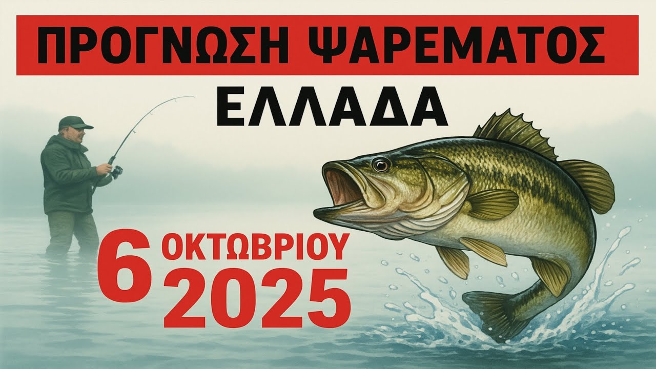 ΠΡΟΓΝΩΣΗ ΨΑΡΕΜΑΤΟΣ στην Ελλάδα για τις 6 Οκτωβρίου 2025 – Άφησε τα όλα ...