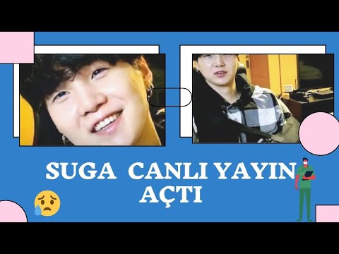 Suga canlı yayın açtı!/Bts Hayranı