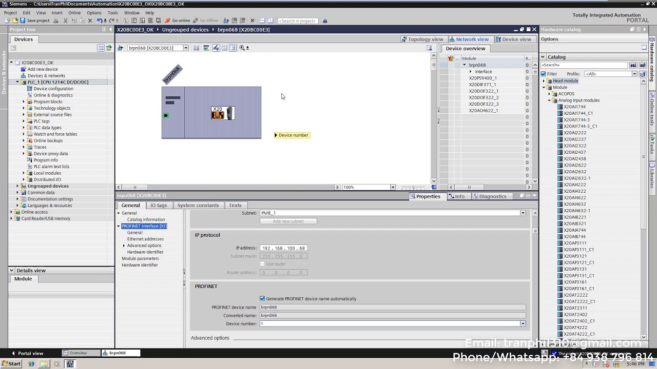 B&R Remote I/O: Profinet Bus controller X20BC00E3 works with S7 1200 ...