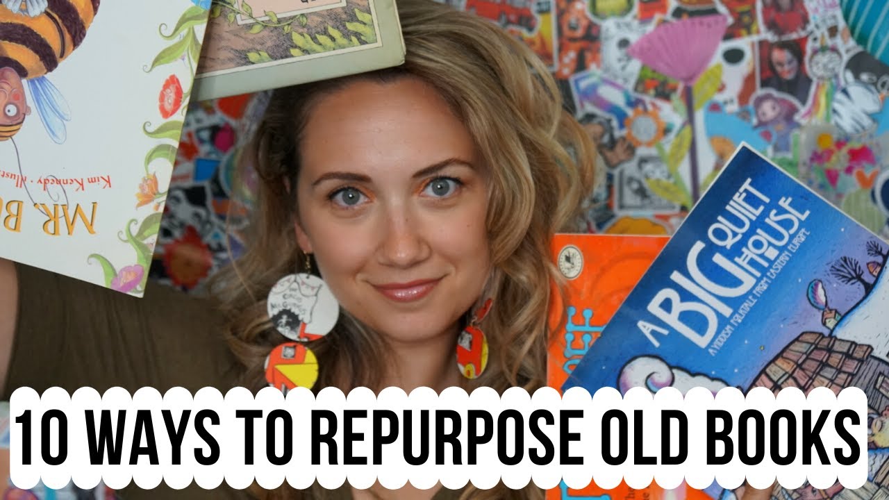 DIY Old Books: 10 Creative & Easy Crafts - YouTube