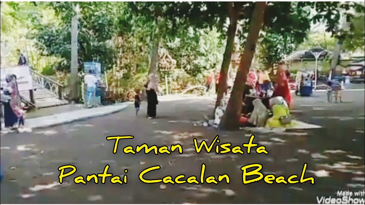 TAMAN WISATA PANTAI CACALAN BEACH BANYUWANGI - YouTube