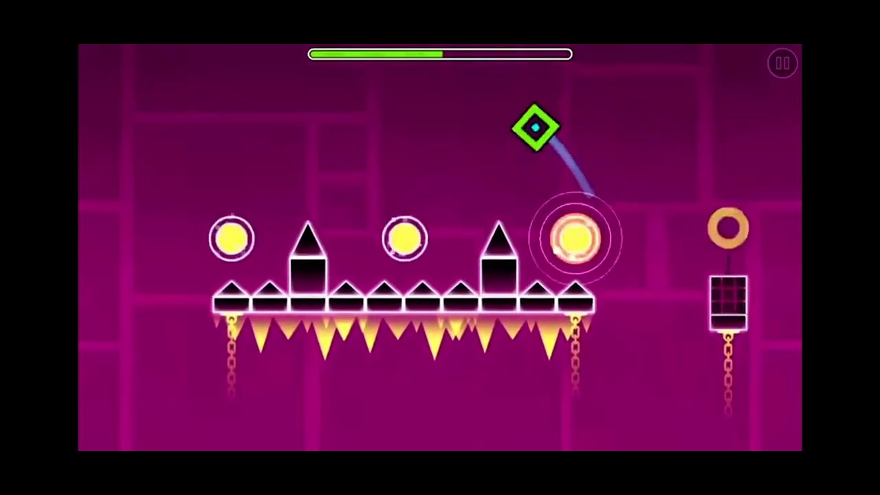 Playing geometry dash time Machine level - YouTube