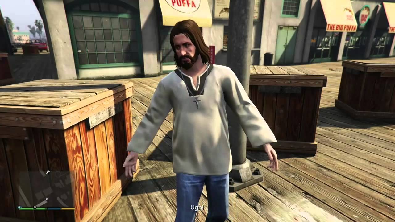GTA V Next-Gen I found Jesus Easter egg PS4 and Xbox One - YouTube
