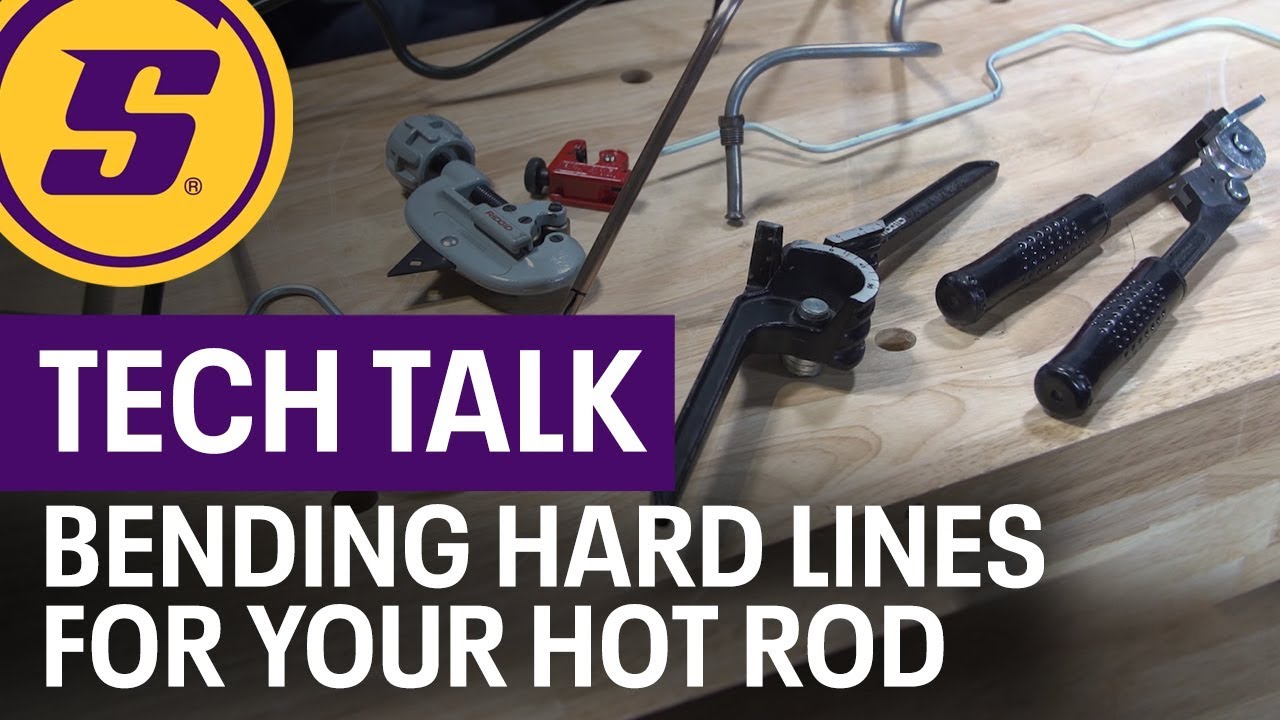 How to Bend Hard Lines for Your Custom Fuel & Brake System - YouTube
