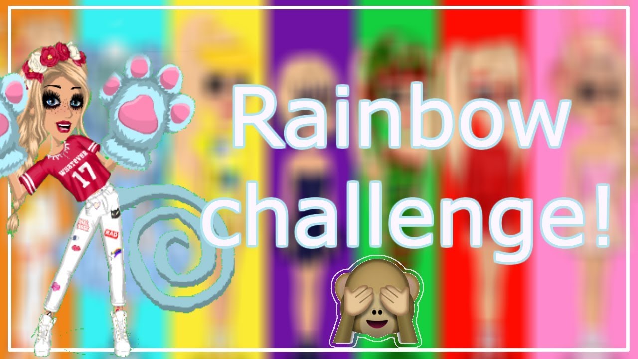 Rainbow challenge! :D - YouTube