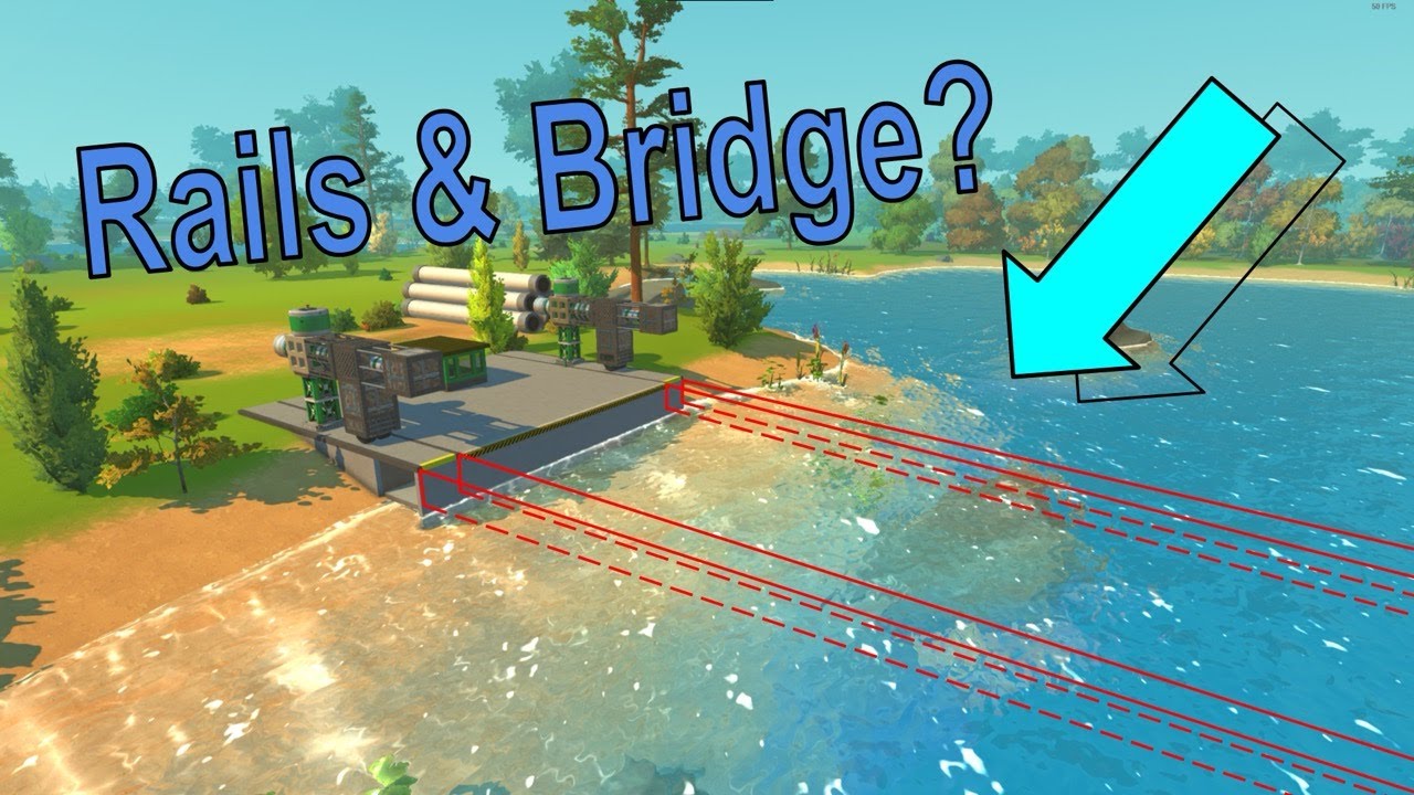 Scrap Mechanic "Bridge Monorail" Episode 2 - YouTube