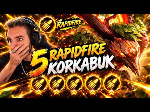 RapidFire Korkabuk Carry 5 BOMBARDIMANCI ATACKSPEEDLER 5.0 | SET 18 TFT