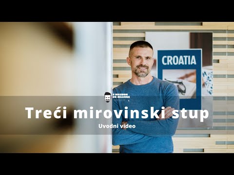 Treći mirovinski stup | Uvodni dio