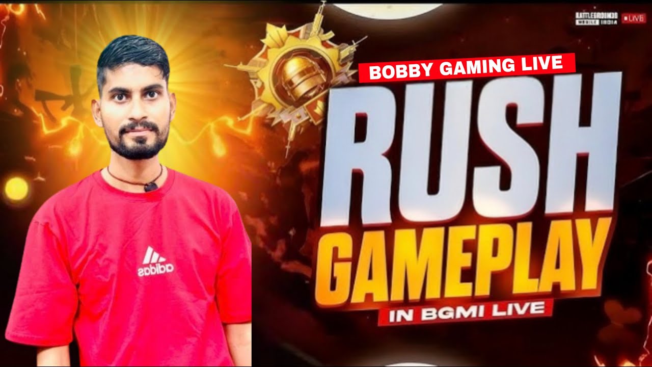 BOBBY GAMING LIVE || RUSH GAMEPLAY || ROAD TO 1K - YouTube