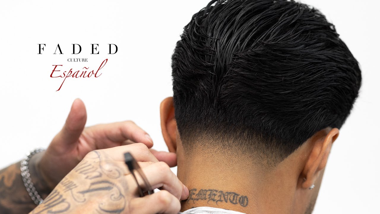 Taper Fade con Peinado Clásico Hacia Atrás | Tutorial Paso a Paso - YouTube
