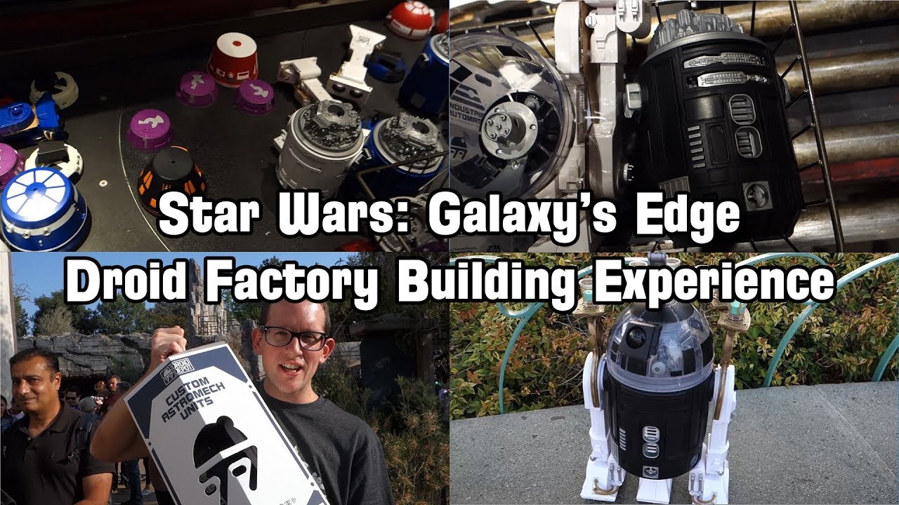 Star Wars Galaxy's Edge Droid Depot Building Experience and Review ...