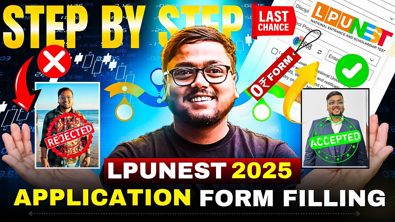 How to Fill LPUNEST Form 2025 🔥 | LPU ka form kaise bhare ? 🤔 | LPU ...