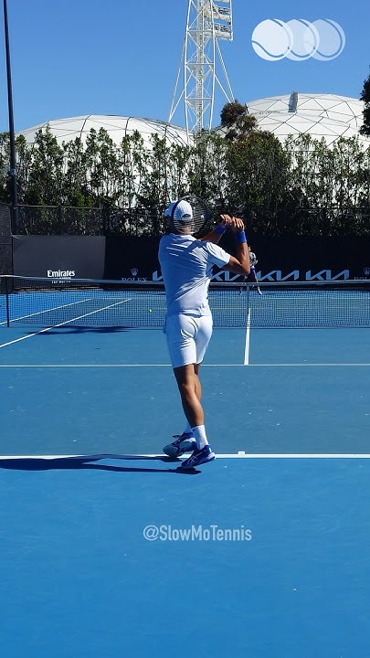 Novak Djokovic Backhand Up Close Slow Motion #djokovic #novakdjokovic #slowmotion - YouTube