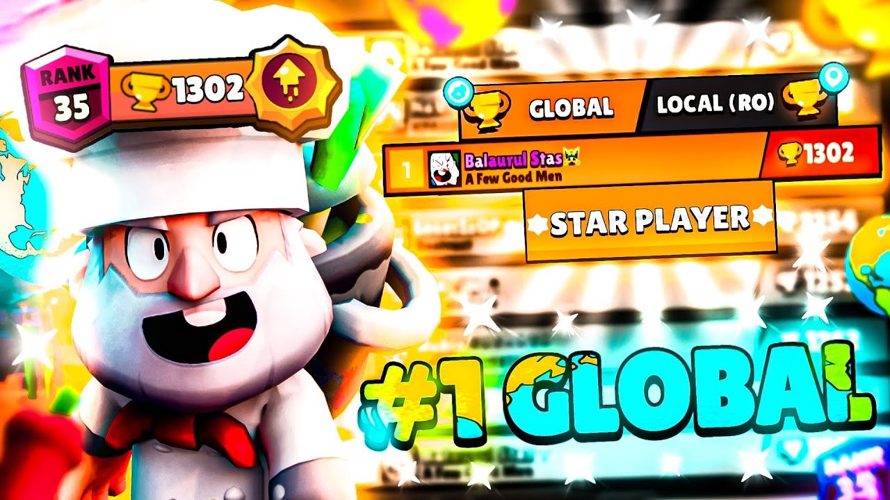 🔥DYNAMIKE RANK 35 (1300🏆TROFEE SI #1 Global🌍) - Brawl Stars🔥 - YouTube