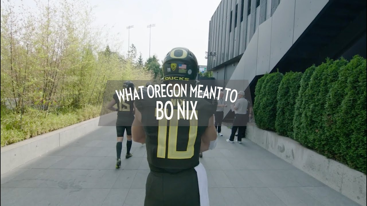 What did Oregon mean for Bo Nix? @GoDucksdotcom #bonix #nfldraft - YouTube