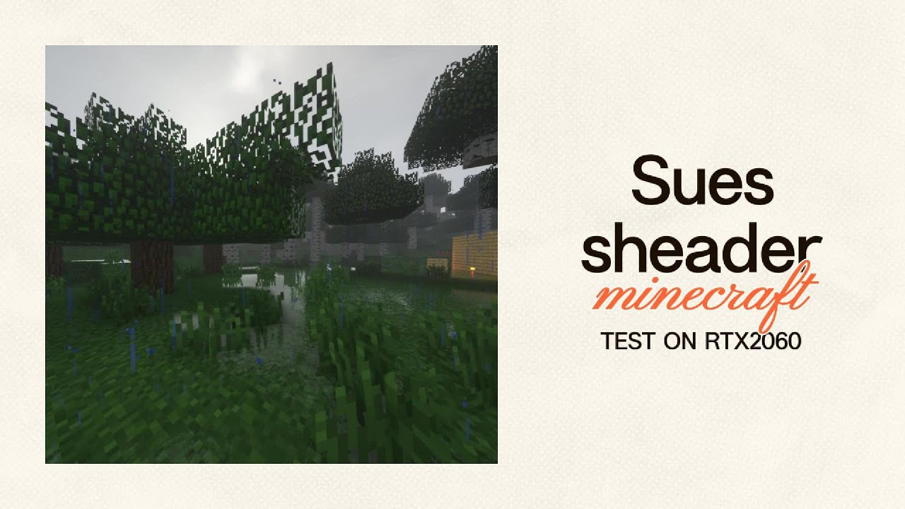 Minecraft Sues sheader renew - YouTube