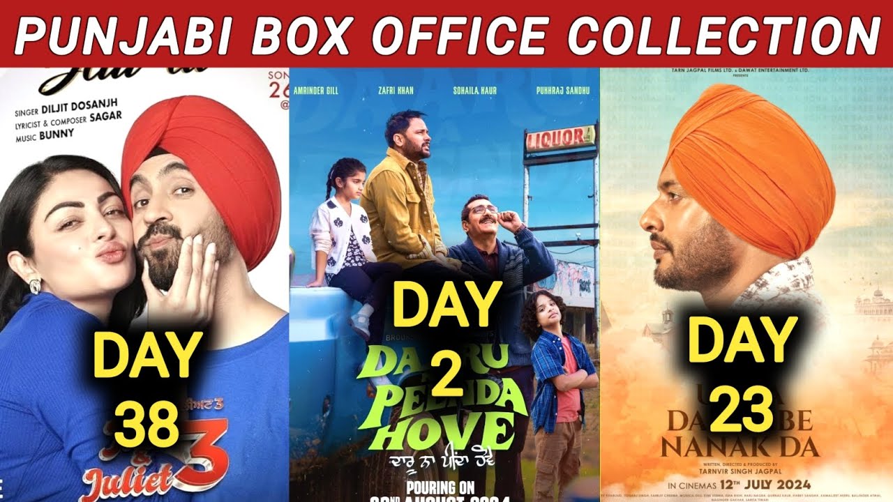 Daaru Na Peenda Hove Box Office Collection | Jatt and Juliet 3 Box ...