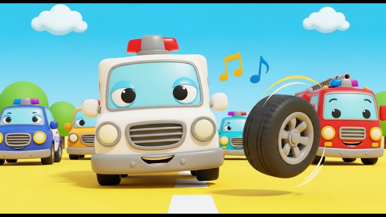 Ambulance Rescue Song 🚑 | Wheels on the Ambulance & More Kids Songs ...