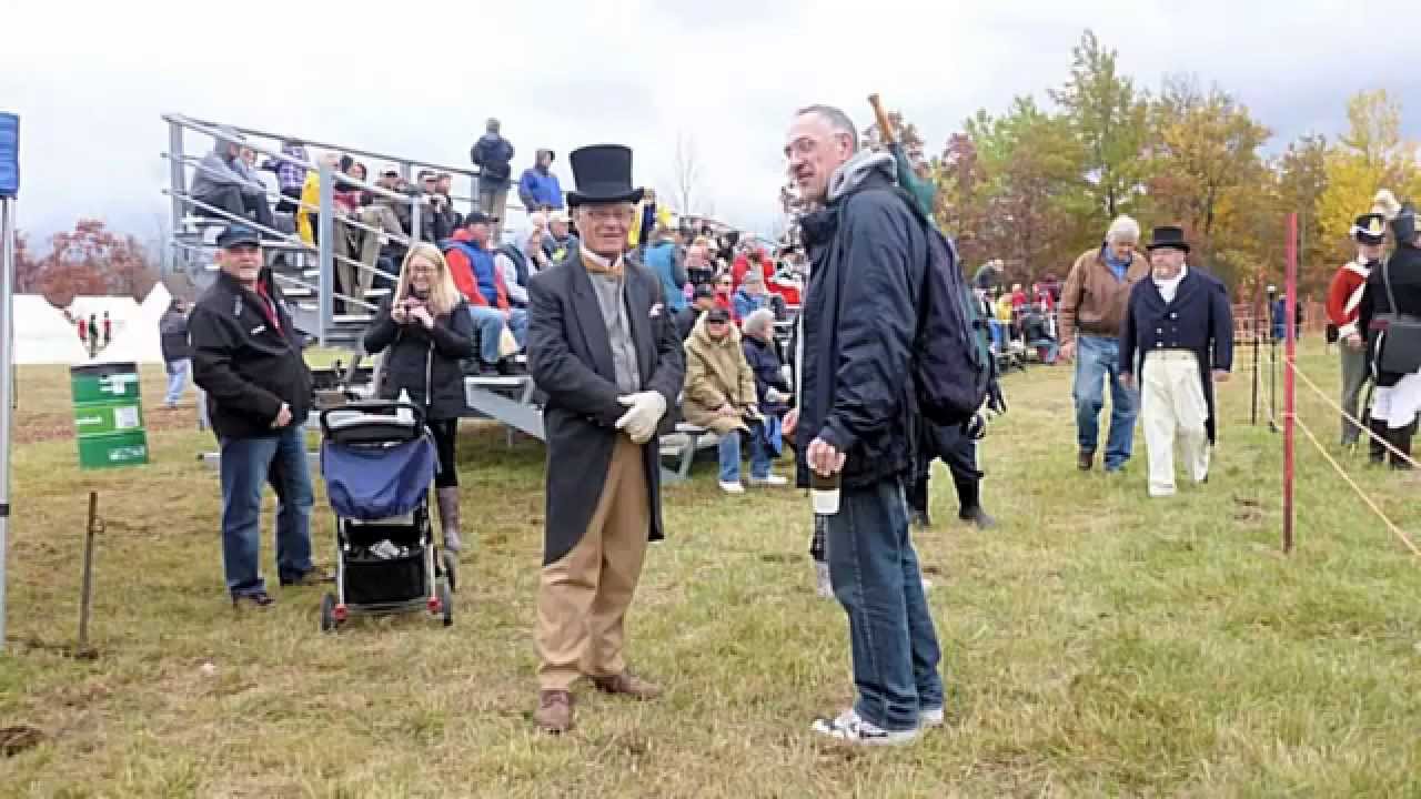 Battle of Cook's Mills, re-enactment in Welland, Ontario - YouTube