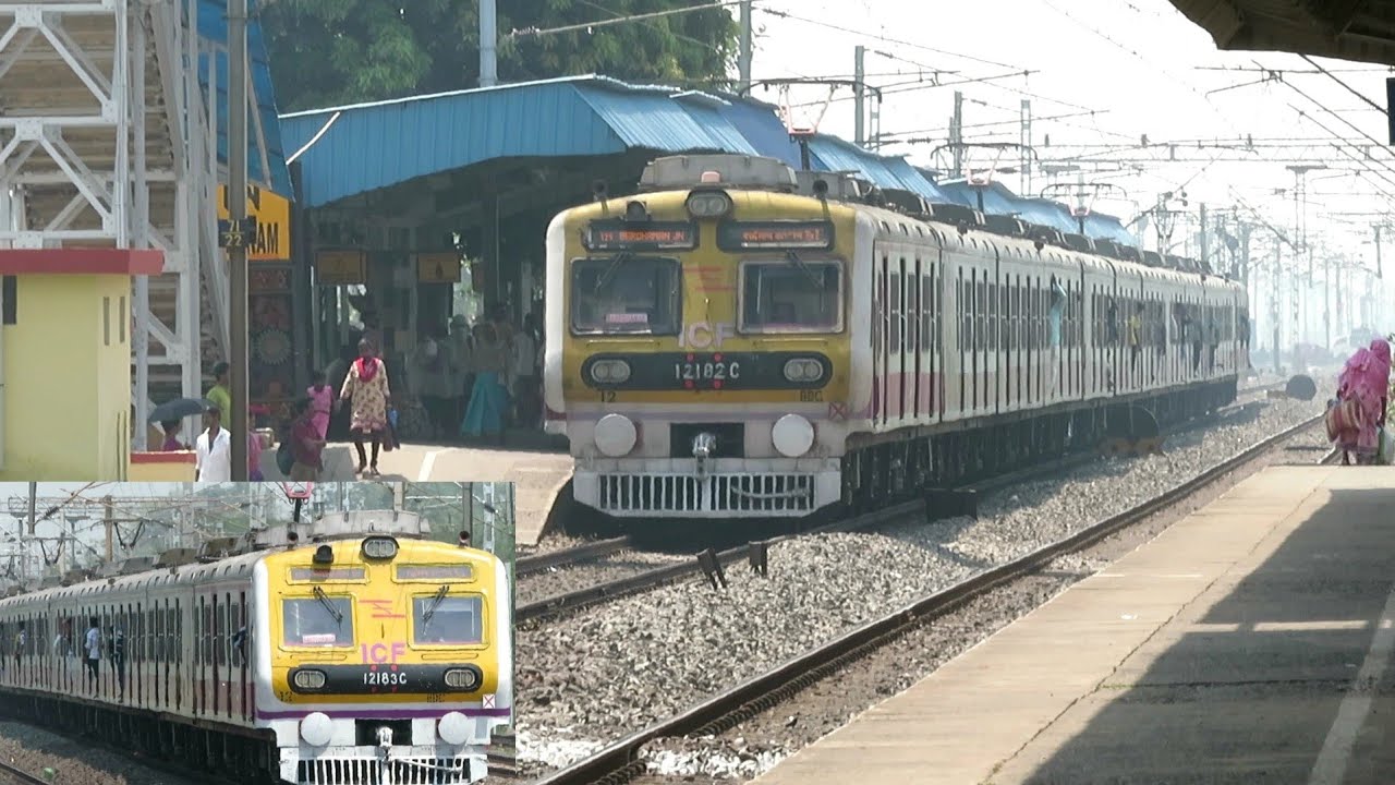 ICF locomotive Arriving Station Toward next stop - YouTube