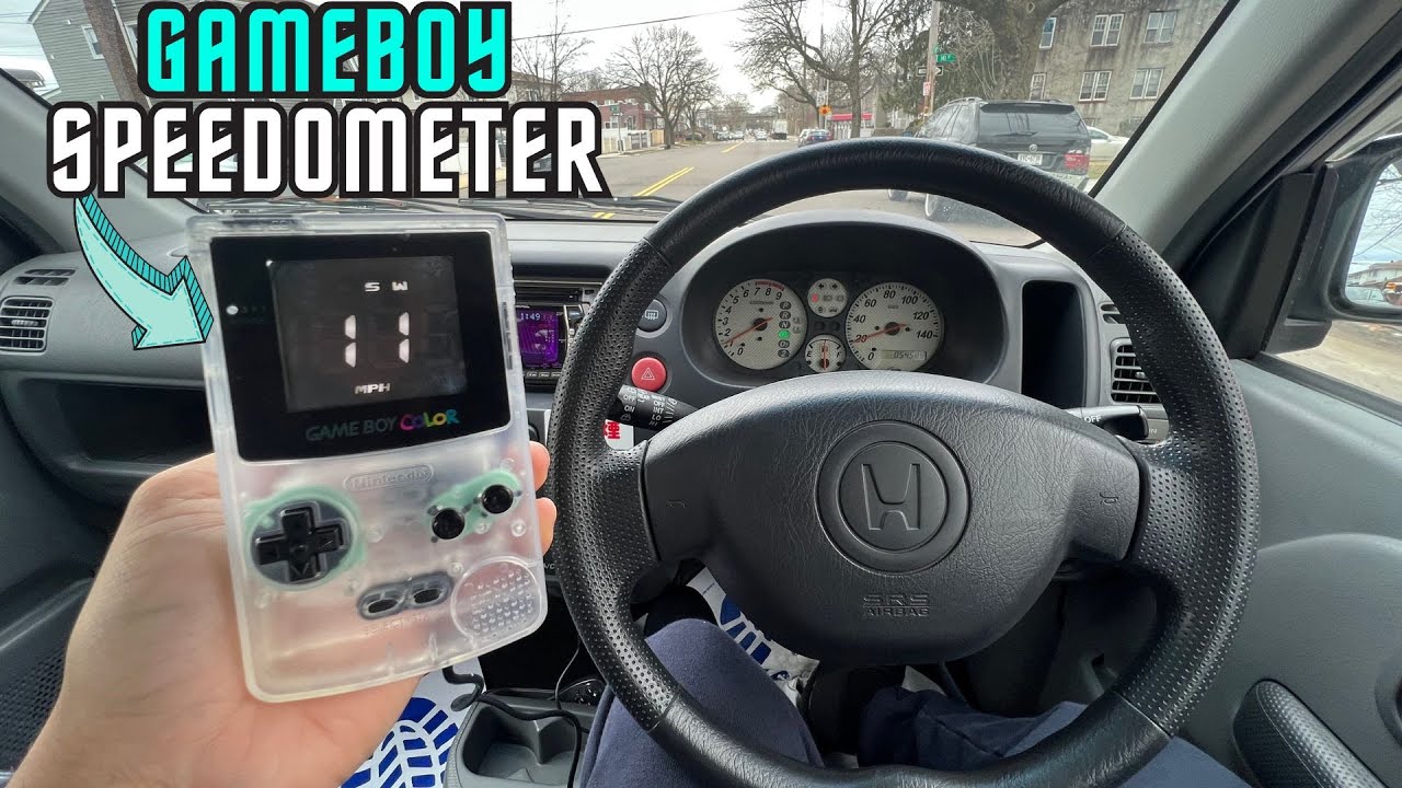 DIY GameBoy Speedometer On My JDM Car - YouTube