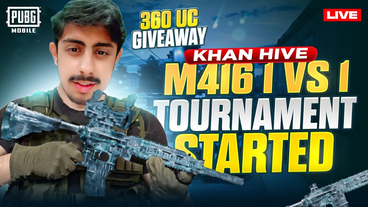 M416 TOURNAMENT 1V1 TDM 360uc GIVEAWAY - YouTube