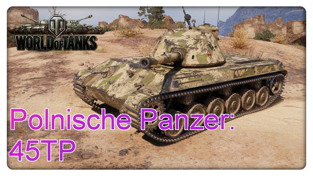 Polnische Panzer: 45TP (Tier VII) - YouTube