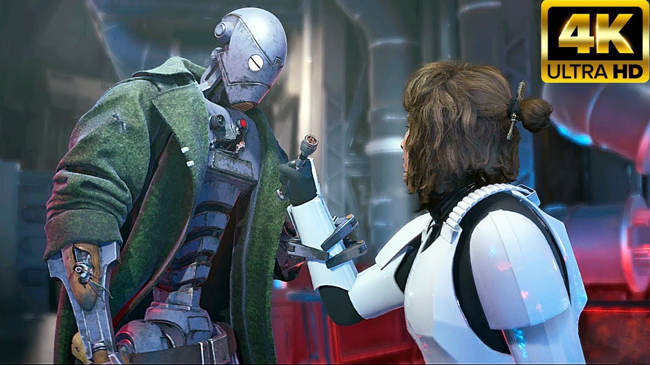 Star Wars Outlaws ND-5 Droid All Scenes - YouTube