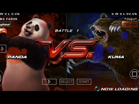 Tekken 6 panda🐼🐼 vs kuma zabardast fight with crazy moves and combos ...