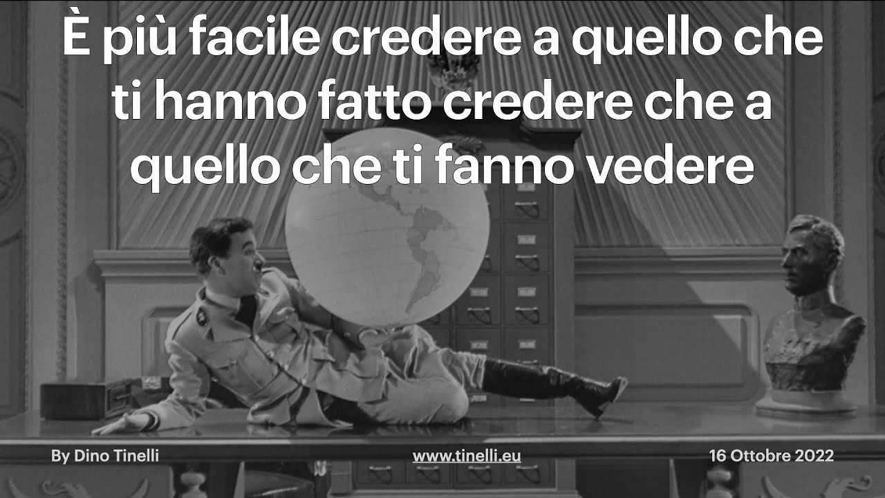 È più facile credere a quello che ti hanno fatto credere che a quello ...