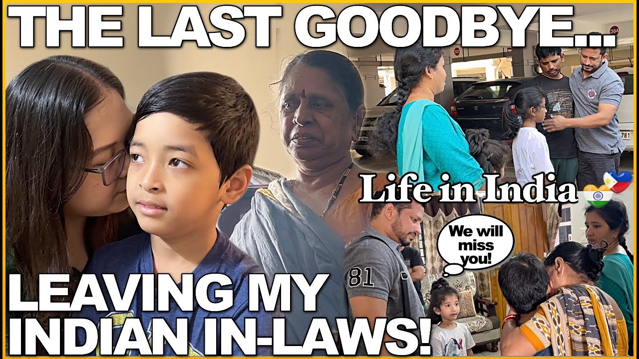 LIFE in INDIA: THE LAST GOODBYE! LEAVING MY INDIAN-IN-LAWS! - YouTube