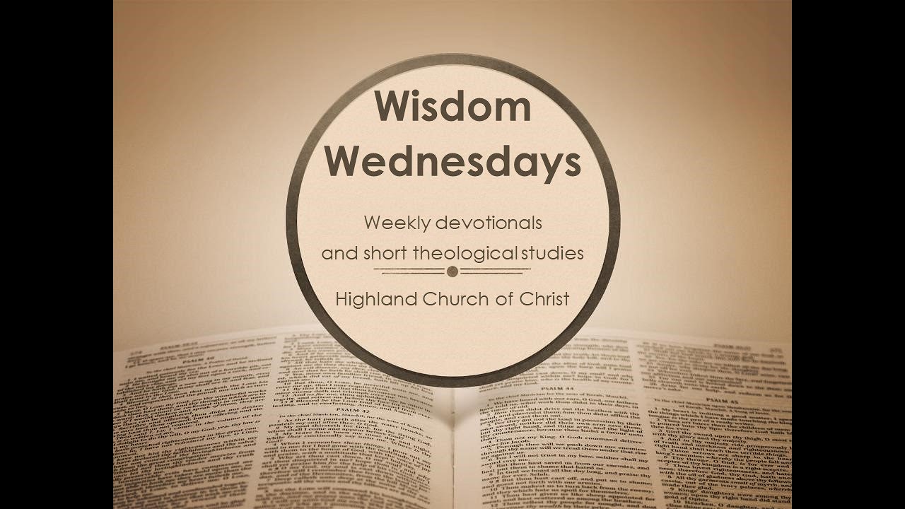 "What is the Bible?" Wisdom Wednesdays -#20- - YouTube