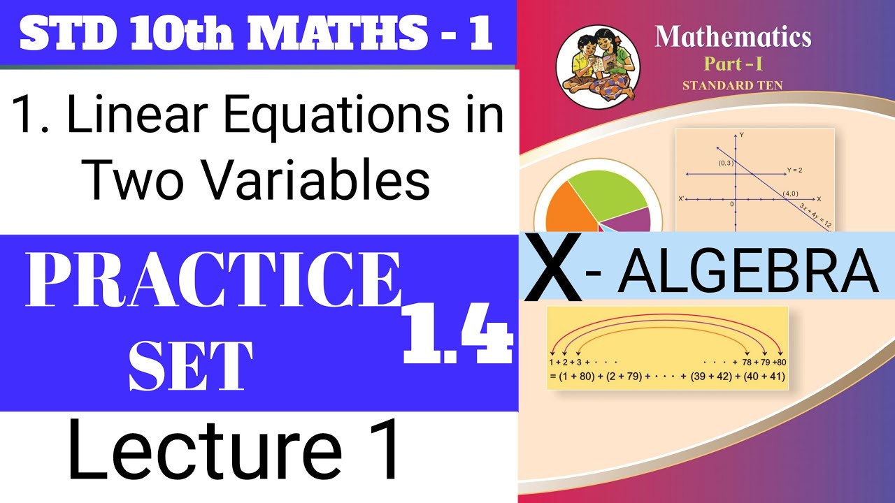 Class 10 Practice Set 1.4 Chapter 1 | Linear Equation in Two Variables ...