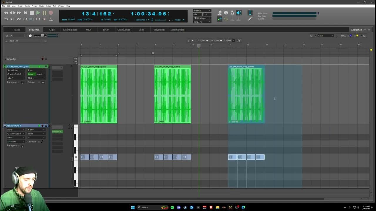 Digital Performer 11 - Repeat and Duplicate commands, and a quick-loop Clip workflow how-to ...