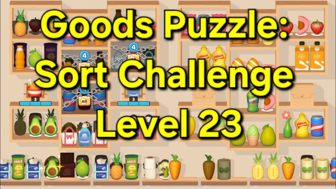 Goods Puzzle: Sort Challenge - Level 23 Goods Sorting - YouTube