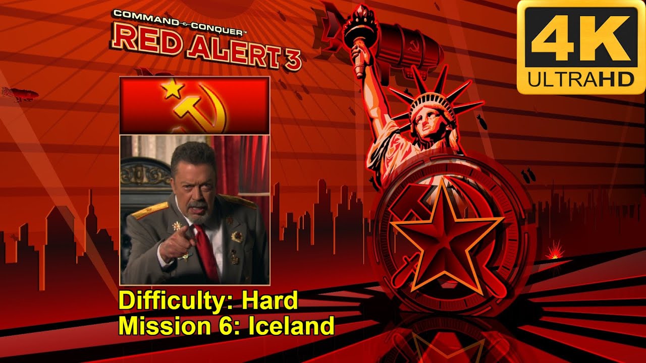 Command & Conquer: Red Alert 3 - 4K60FPS - Hard - Soviet - Mission 6 ...