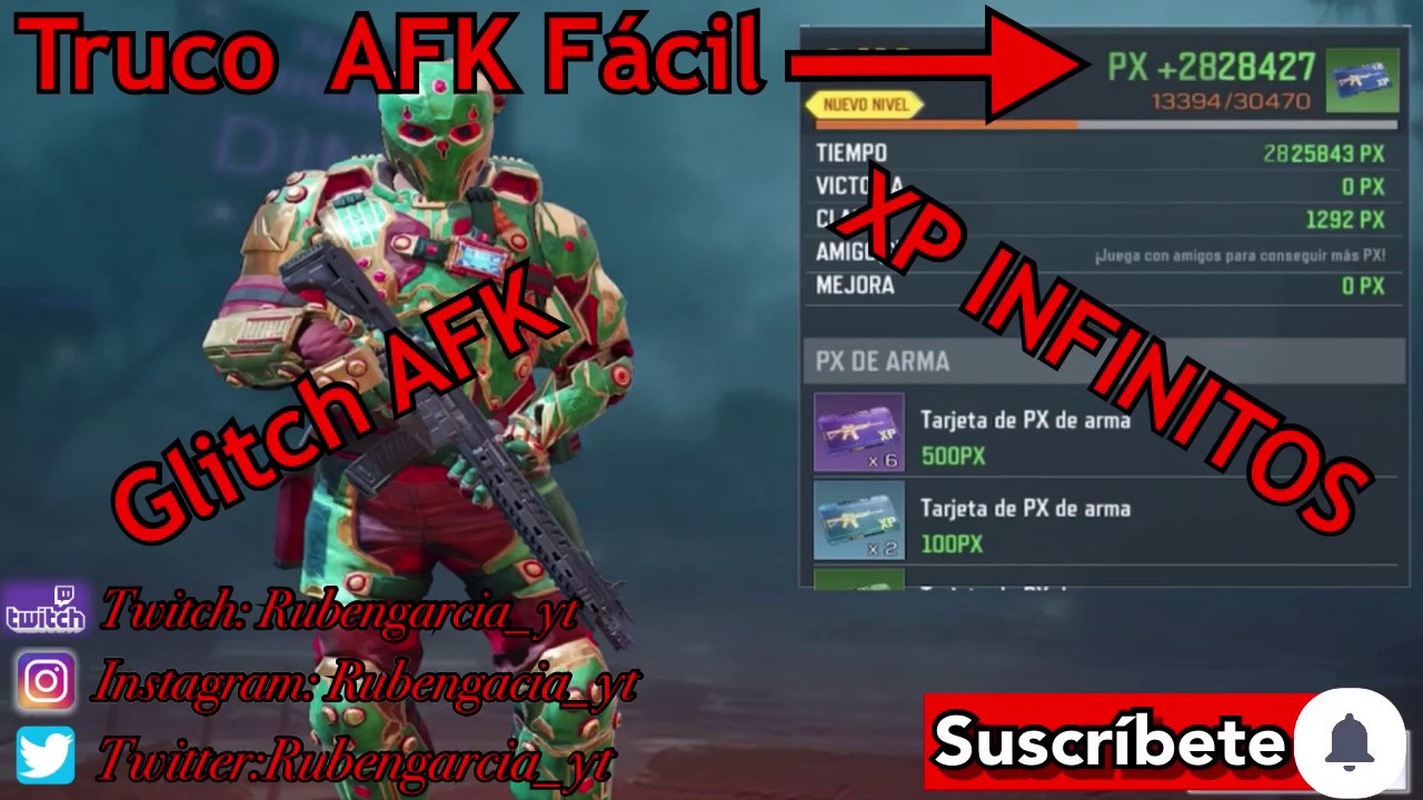 Cod Mobile Nuevo Truco Zombies AFK XP INFINITOS BUG AFK + Sorteo 3 ...