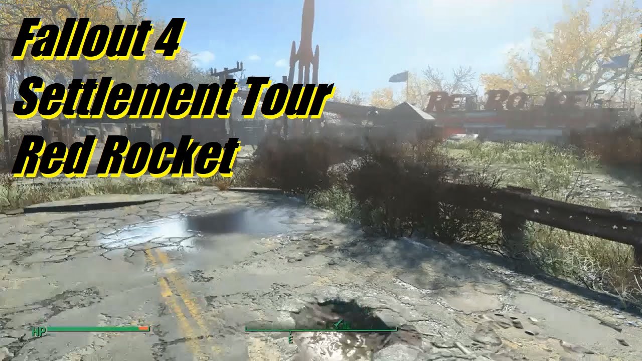 Fallout 4, Settlement Tour, Red Rocket - YouTube