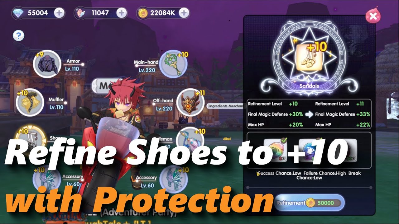 Refine shoes to +10 | rox | Ragnarok X: Next Generation - YouTube